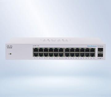 Thiết bị mạng switch Cisco 24-port Unmanaged SFP (CBS110-24T-EU)